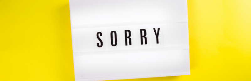 Charity Digital - Topics - How to say sorry online